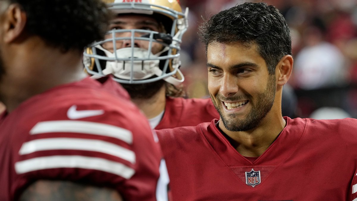Jimmy Garoppolo joins Tom Brady, Patrick Mahomes in elite company after ...
