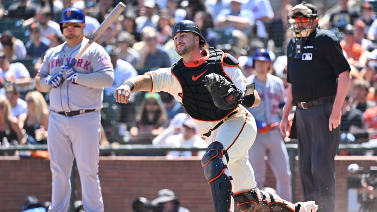 Giants notes: Joey Bart’s ‘fantastic’ defense helps spark win over Mets ...