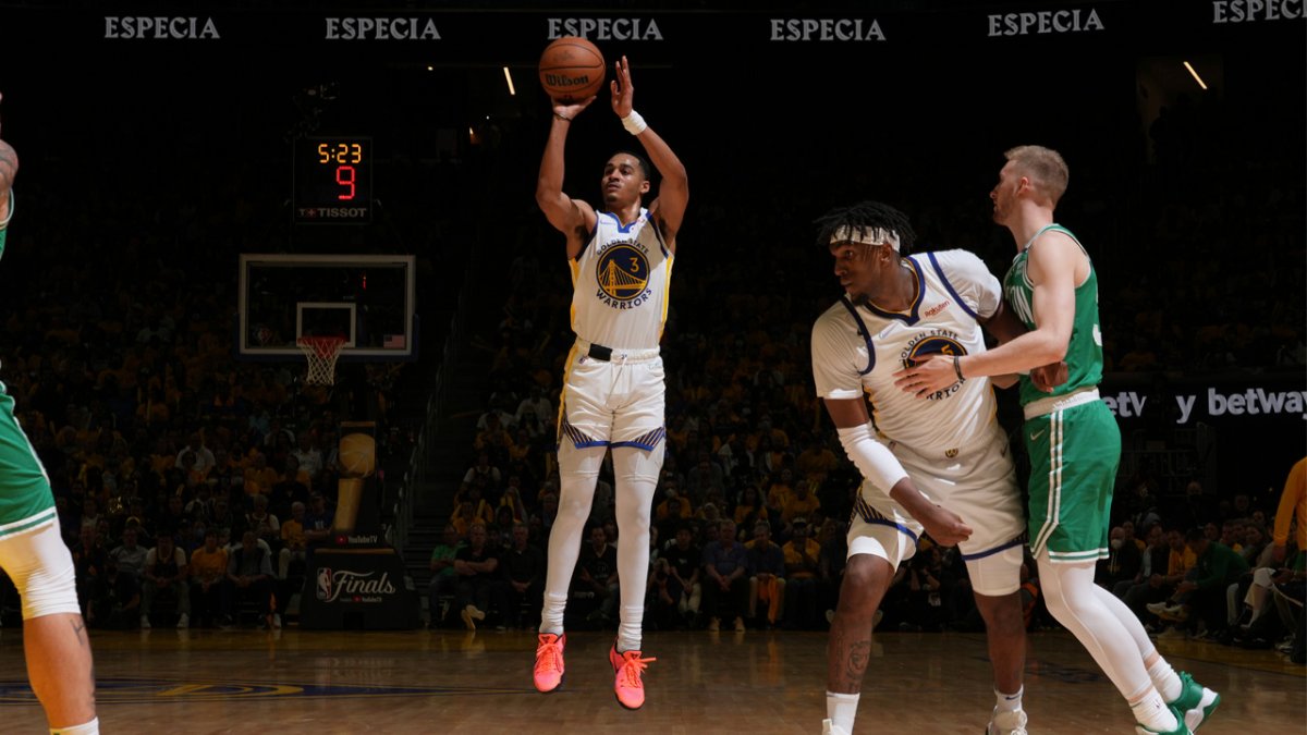 Jordan Poole makes NBA Finals history as youngest player with five ...