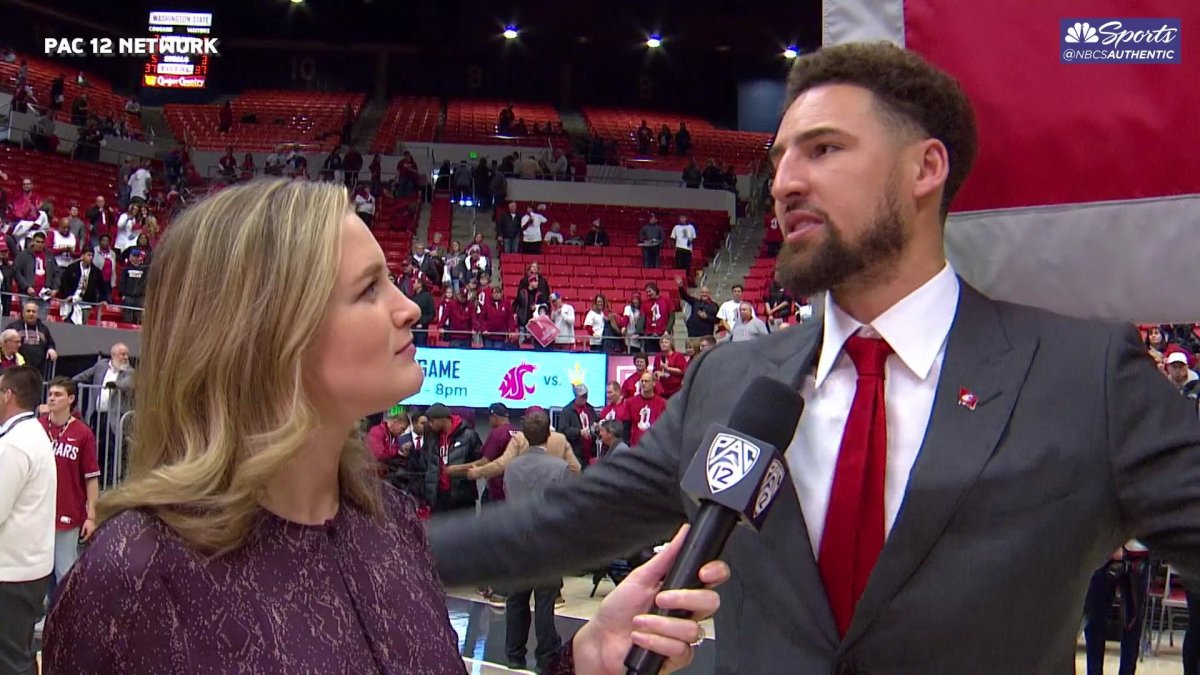 Klay Thompson called mom from upstairs when he chose Washington State ...