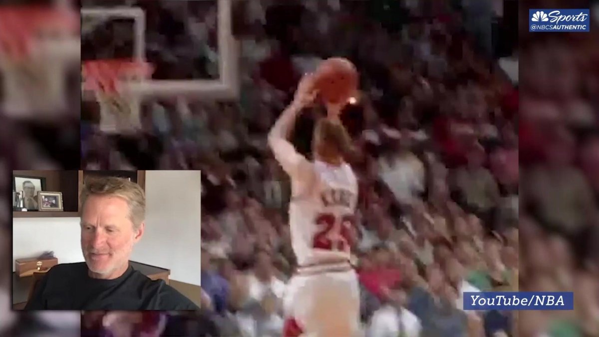 Steve Kerr ‘self-conscious’ about Michael Jordan fight on ‘Last Dance ...