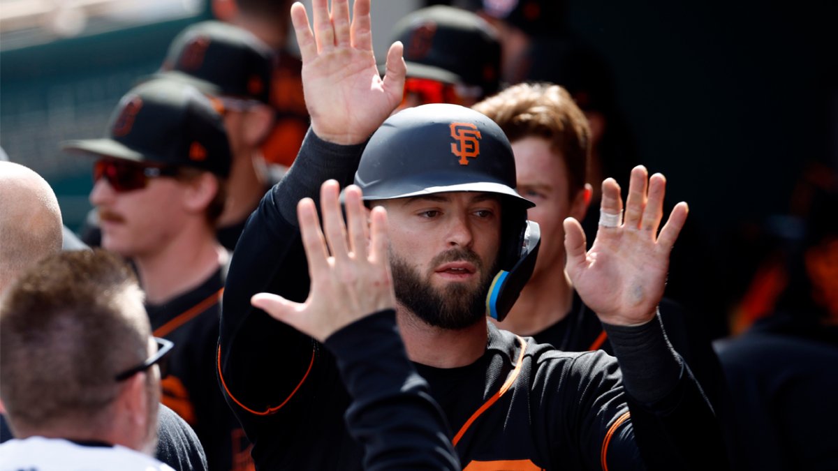 Giants’ Mitch Haniger, key offseason addition, sidelined by oblique ...