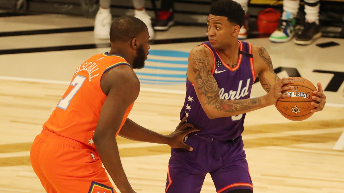 Warriors’ Eric Paschall impresses, leads Team USA to Rising Stars win ...