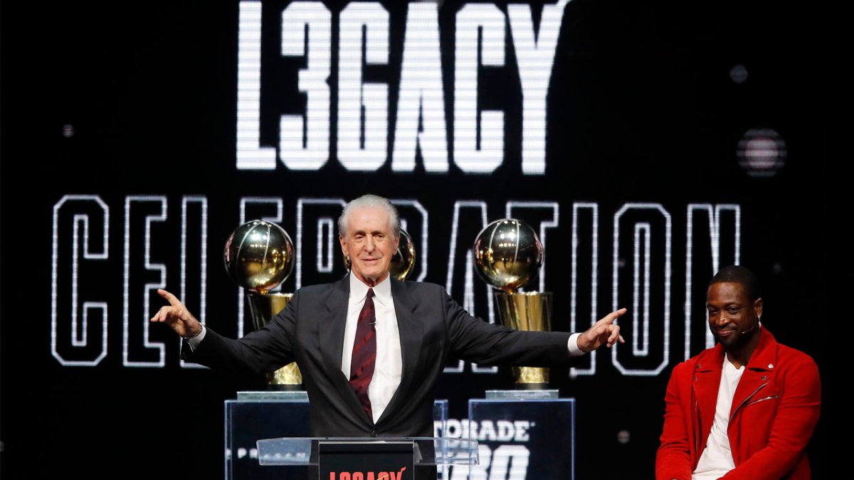 What advice Pat Riley gave Warriors’ Bob Myers during Las Vegas meal ...