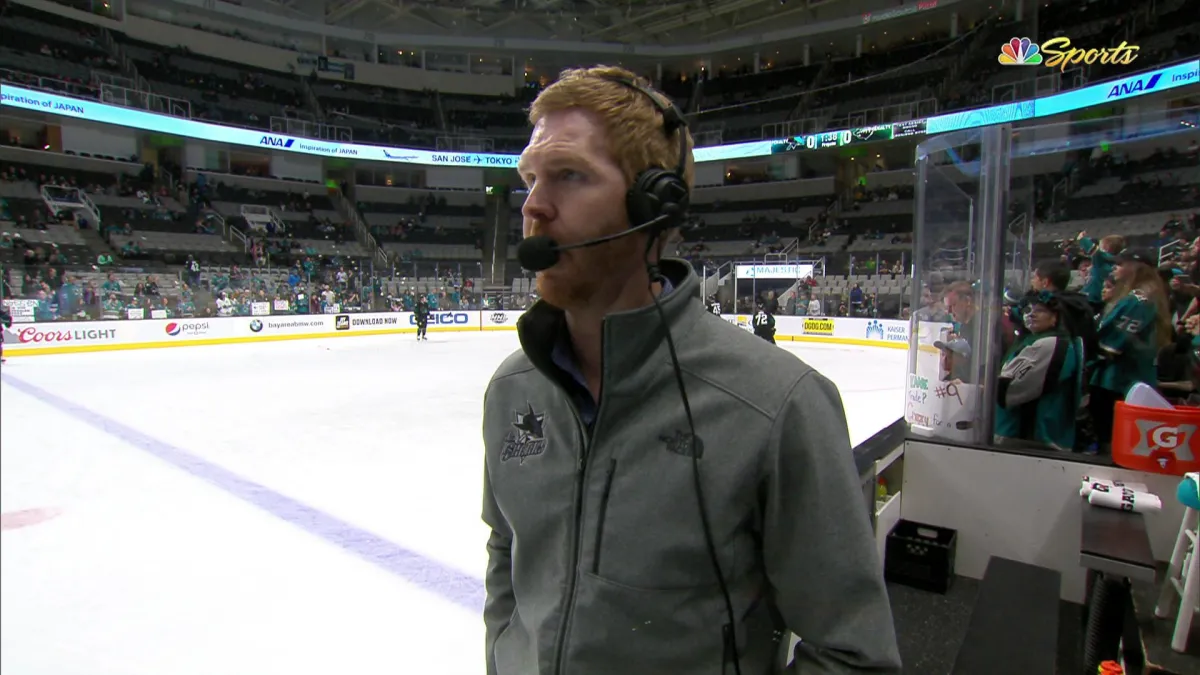 How Sharks emergency goalie Martin Moody prepares to play if needed ...