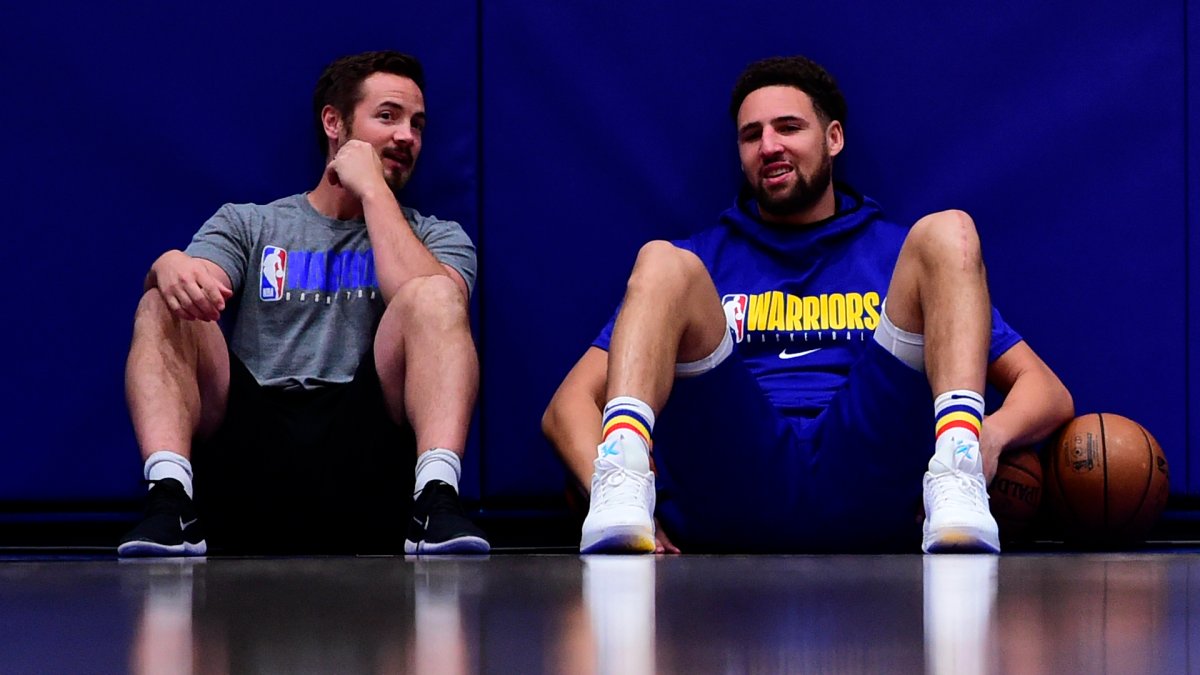 Klay Thompson ‘a sight for sore eyes’ in return to Warriors practice ...