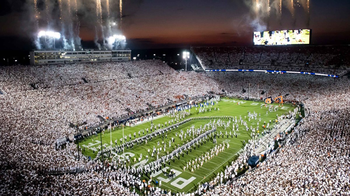 Penn State, LSU top list of college football’s toughest road ...
