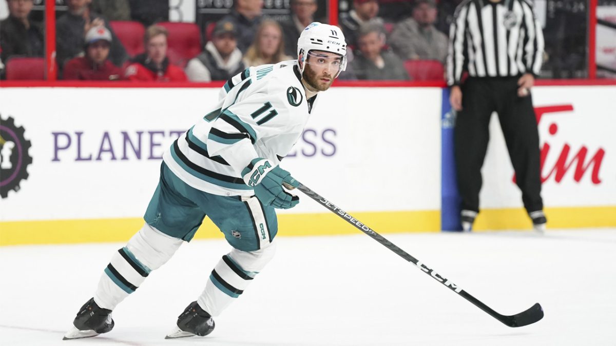 Sharks’ Luke Kunin eager to return; injury rehab heads in right ...