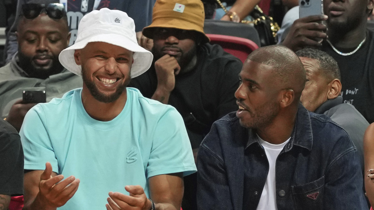 Warriors’ Chris Paul one-liner perfectly sums up first Steph Curry ...