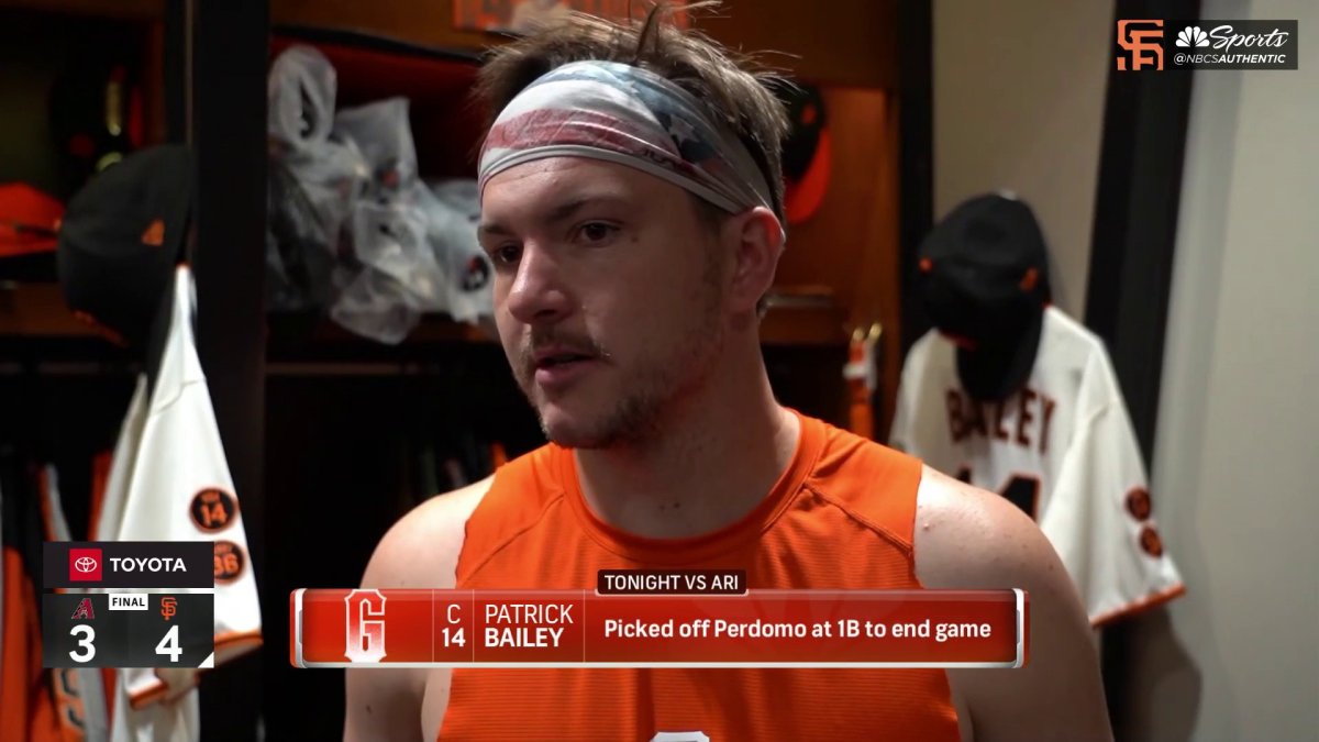Patrick Bailey reflects on game-winning pick-off after Giants’ comeback ...
