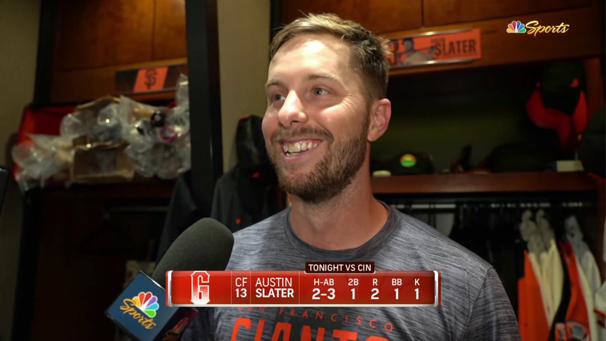 Austin Slater Laughs Off Review Of Amazing Diving Catch In Eighth Nbc Sports Bay Area And California