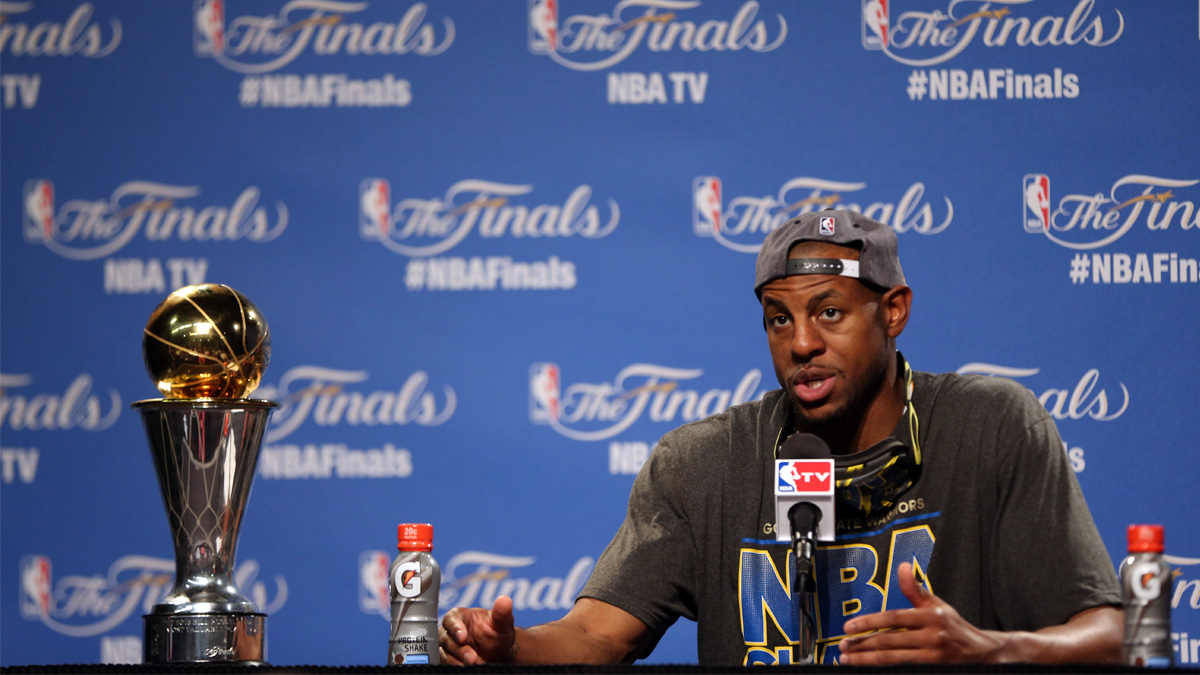 Andre Iguodala’s 2015 NBA Finals MVP doubt checked by ex-Heat teammate – NBC Sports Bay Area ...