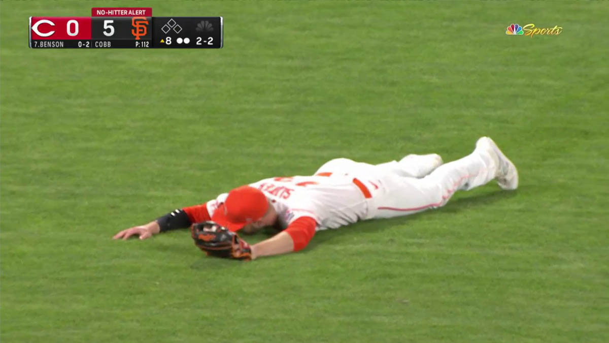 Austin Slater’s heroic catch in Alex Cobb gem reminiscent of Gregor ...