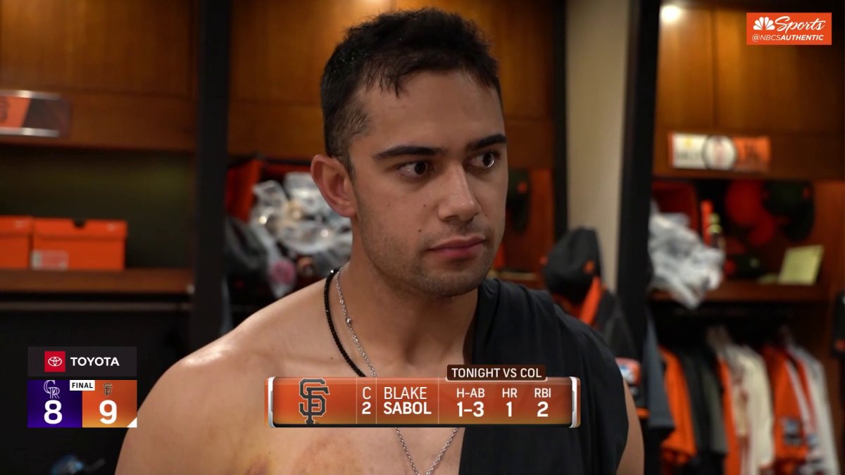 Blake Sabol happy Giants able to generate good at-bats in win vs ...