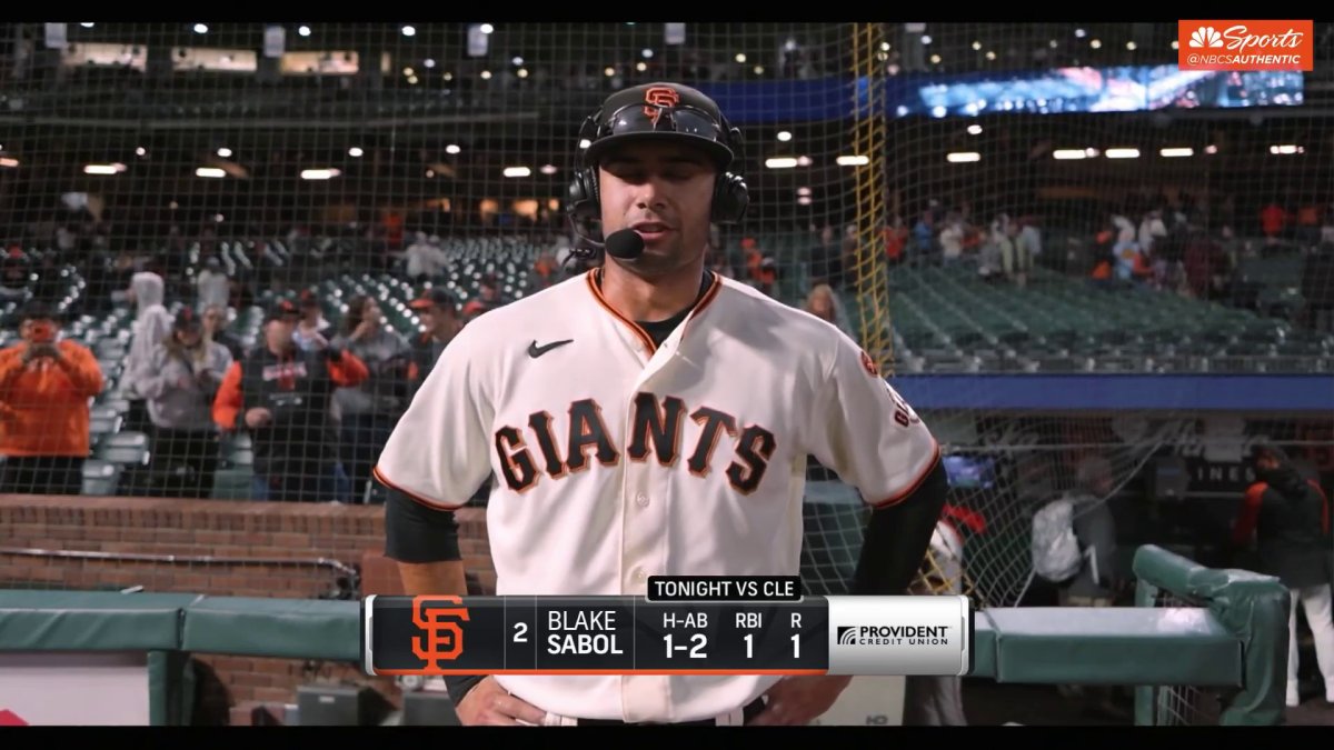 Giants’ Blake Sabol touches on his huge at-bat after extra innings win ...