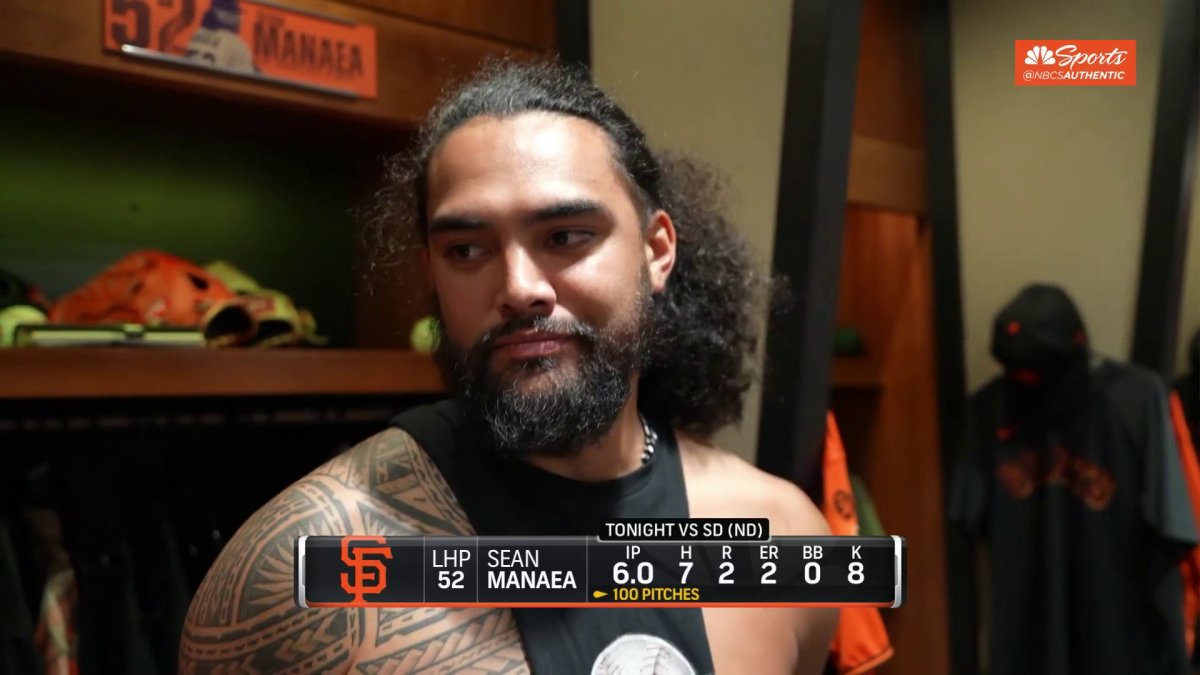 Sean Manaea speaks with reporters about his journey from the bullpen ...