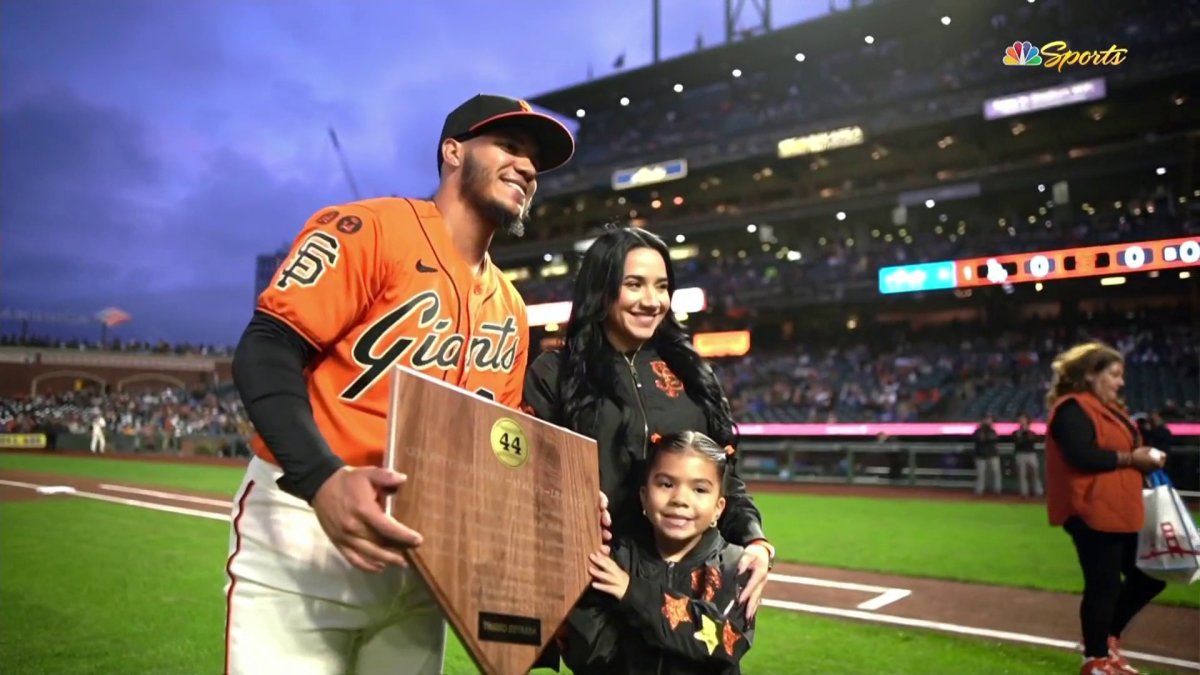 Giants award infielder Thairo Estrada 2023 Willie Mac Award – NBC ... Giants award infielder Thairo Estrada 2023 Willie Mac Award – NBC ...