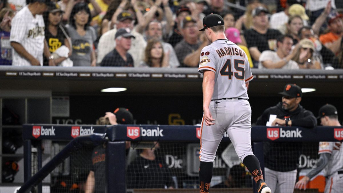 Giants’ Kyle Harrison dissects rough third outing in loss to Padres ...