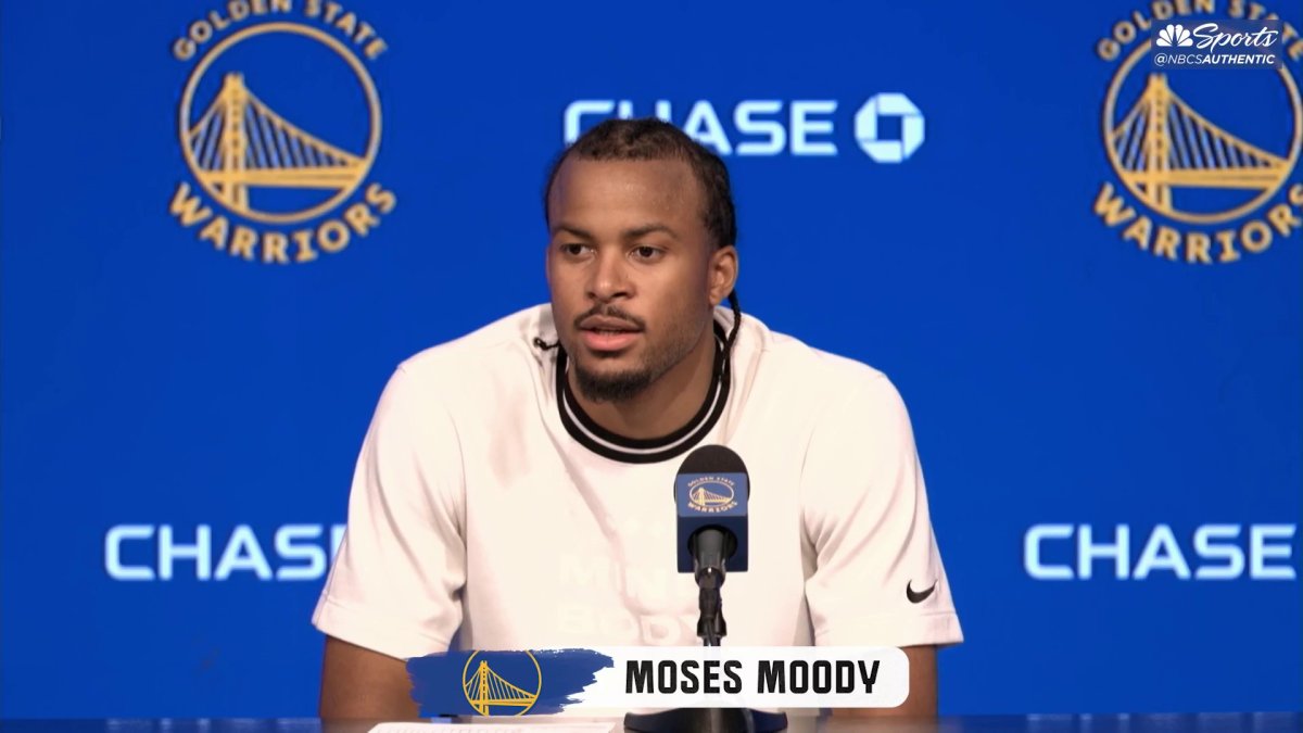 Moses Moody discusses growth in third preseason with Warriors – NBC ...