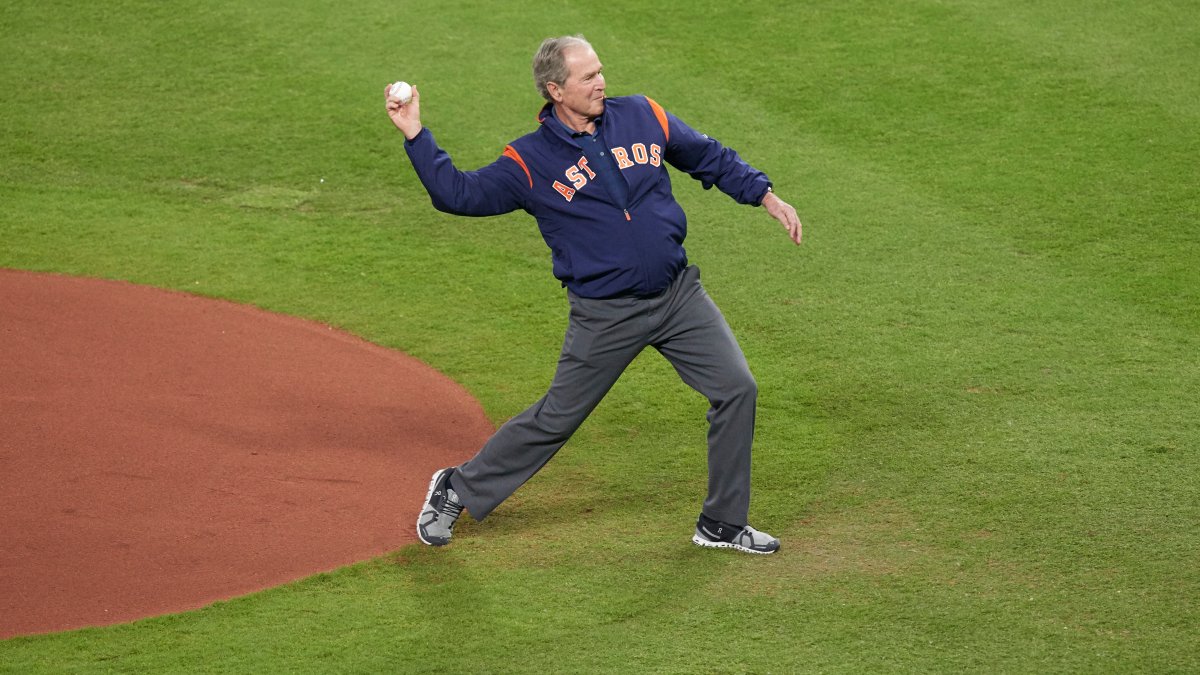 George W. Bush to throw first pitch at World Series – NBC Sports Bay ...