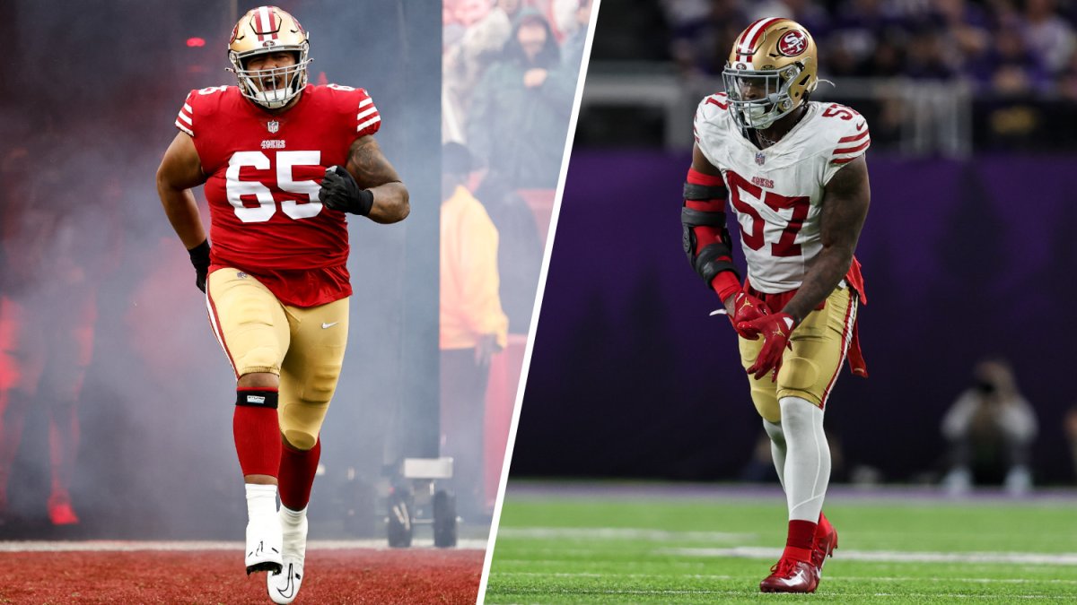 49ers’ Aaron Banks to miss time; Dre Greenlaw day to day with shoulder ...