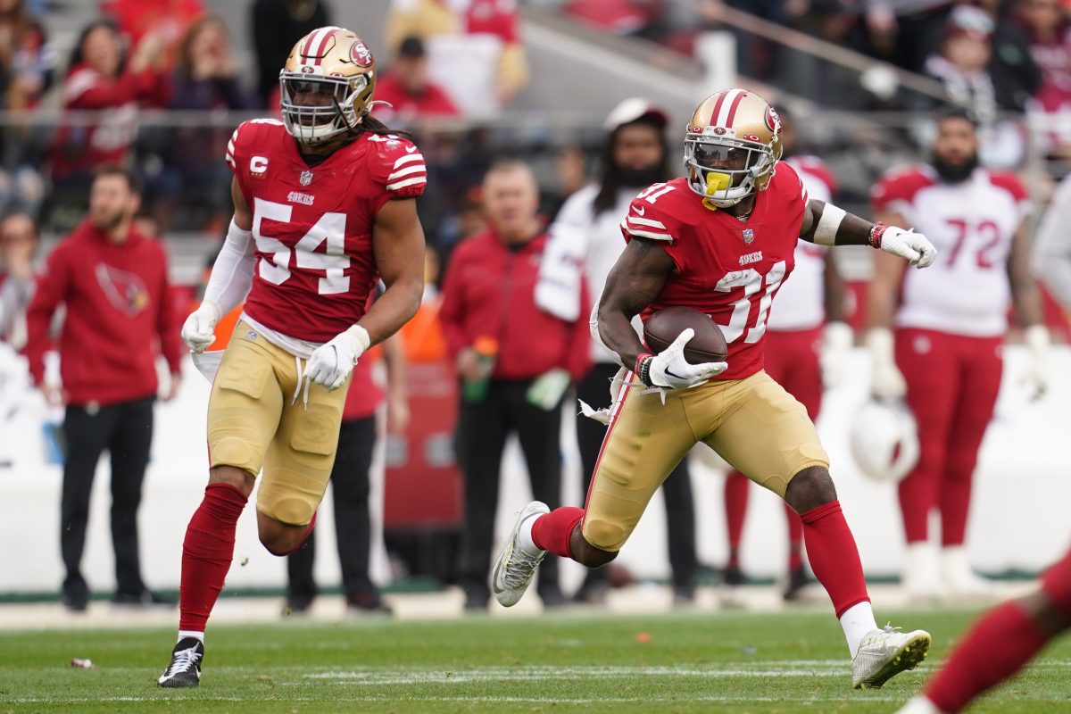 How 49ers’ Tashaun Gipson, Fred Warner will guide rookie Ji’Ayir Brown ...