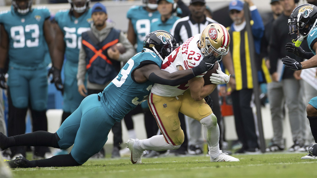 NFL fines Devin Lloyd, Foyesade Oluokun for plays in 49ers-Jaguars ...