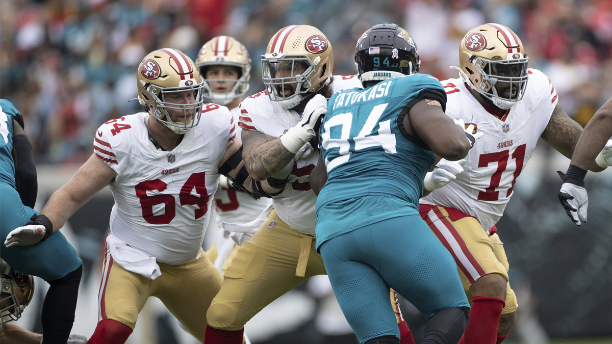 Jon Feliciano works his way into 49ers’ permanent offensive line mix ...