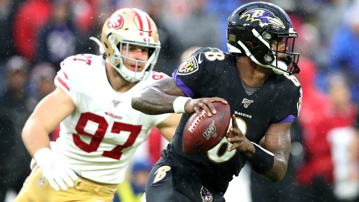 Ravens’ Lamar Jackson presents difficult challenge for 49ers, Kyle ...