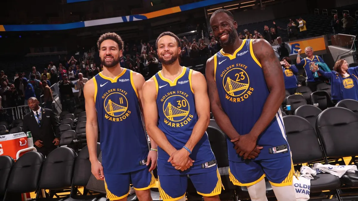 Warriors’ Steph Curry, Klay Thompson, Draymond Green revel in symbolic night – NBC Sports Bay ...