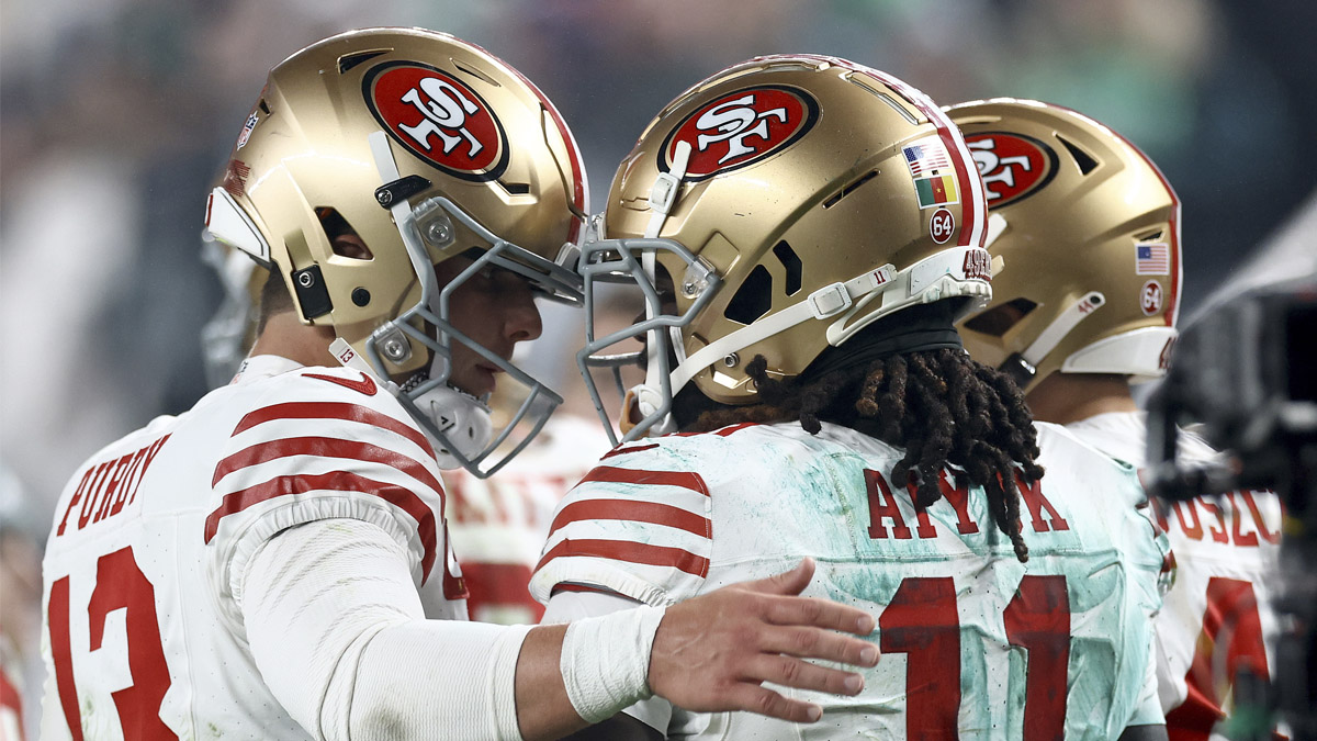 How Brock Purdy, 49ers’ offense rallied past Eagles after sluggish start – NBC Sports Bay Area ...
