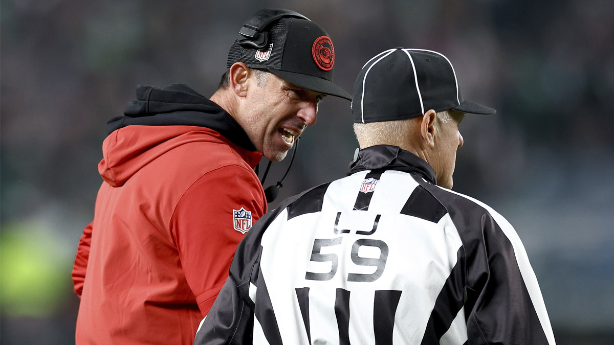 Kyle Shanahan irate over Eagles staffer’s involvement in Dre Greenlaw ...