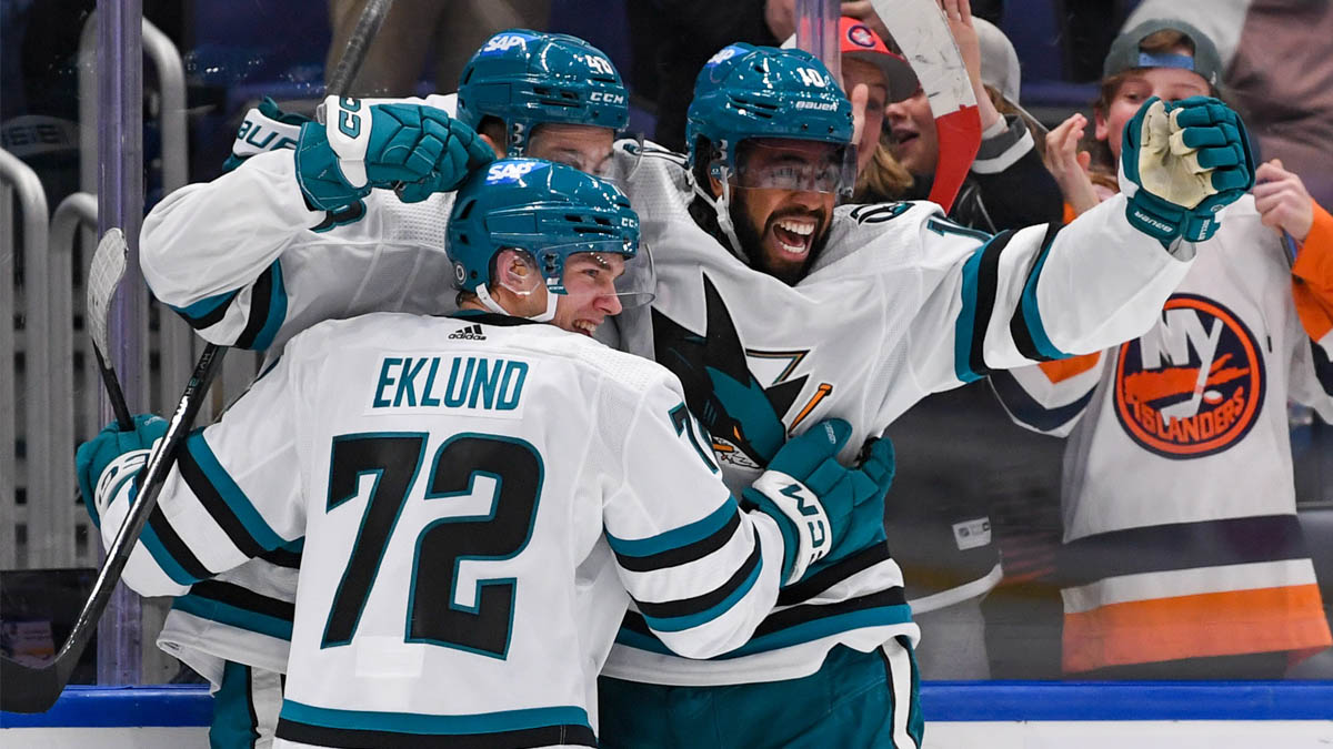 San Jose Sharks soaking in best win of season in comeback vs. Islanders ...