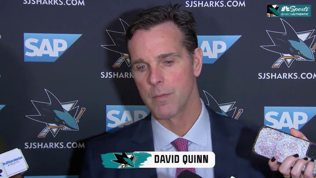 David Quinn credits Mackenzie Blackwood for giving Sharks opportunity ...