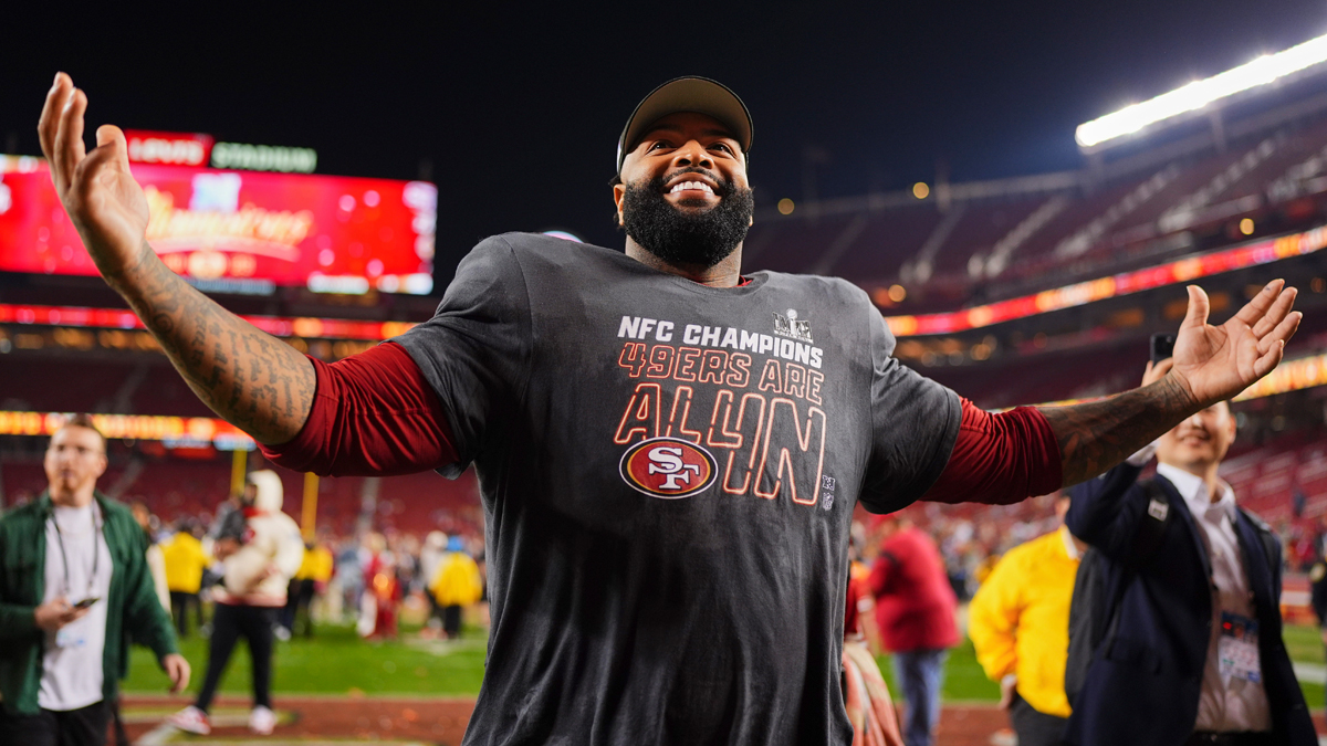 Trent Williams’ mom perfectly sums up 49ers star’s Super Bowl journey ...