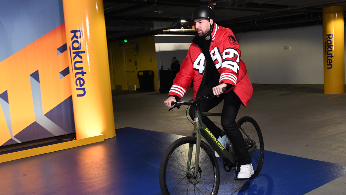 Warriors’ Klay Thompson sports Kristin Juszczyk-designed 49ers jacket ...