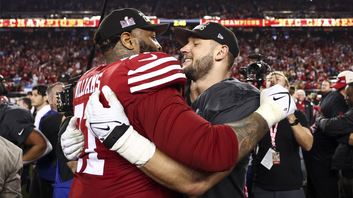 Nick Bosa hilariously shares how he motivated 49ers in halftime pep ...