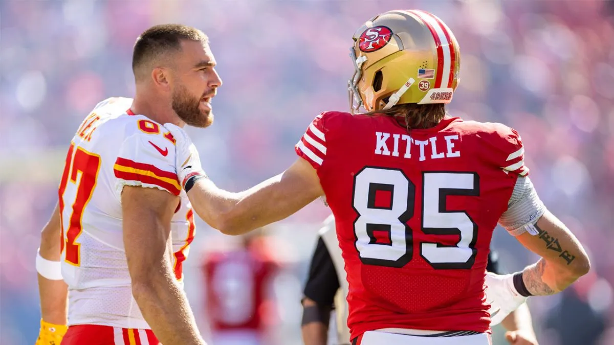 Travis Kelce Crowns George Kittle Best Nfl Tight End Before Super Bowl
