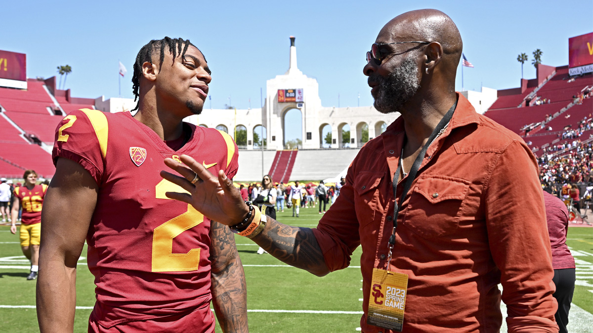 Jerry Rice’s son Brenden ponders idea of being 49ers’ 2024 NFL Draft ...