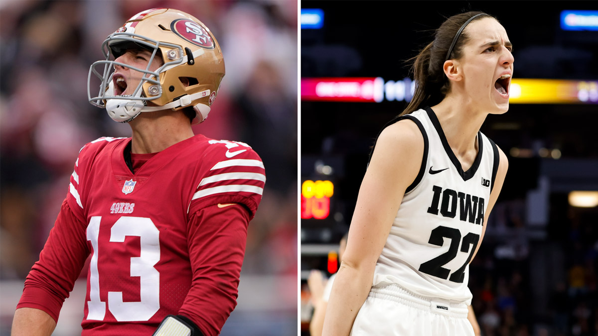 49ers QB Brock Purdy, NCAA star Caitlin Clark share surprising link ...