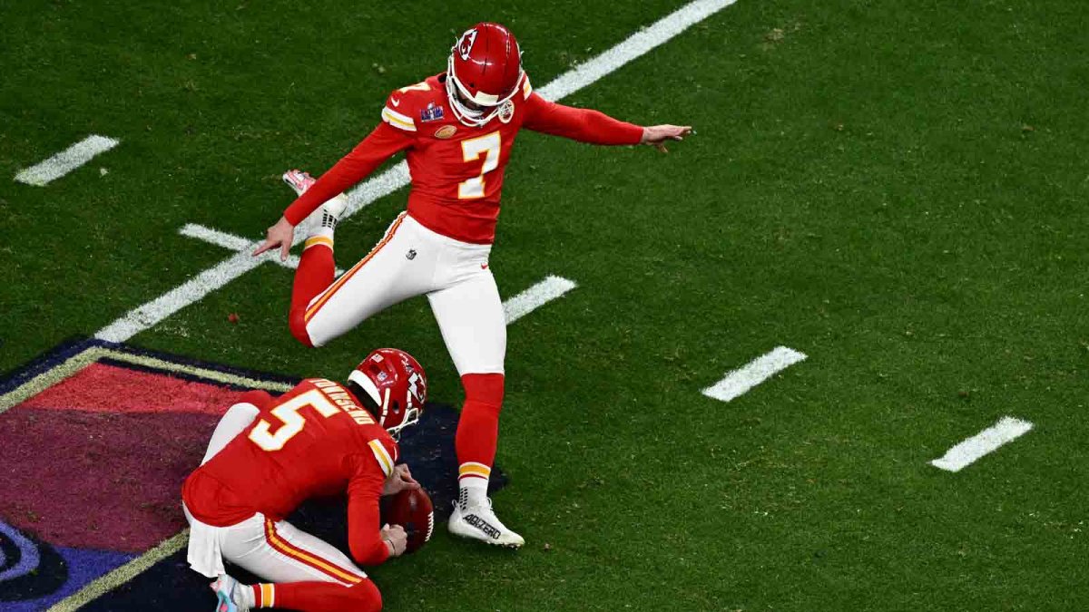 Harrison Butker breaks Super Bowl record for longest field goal – NBC ... Harrison Butker breaks Super Bowl record for longest field goal – NBC ...