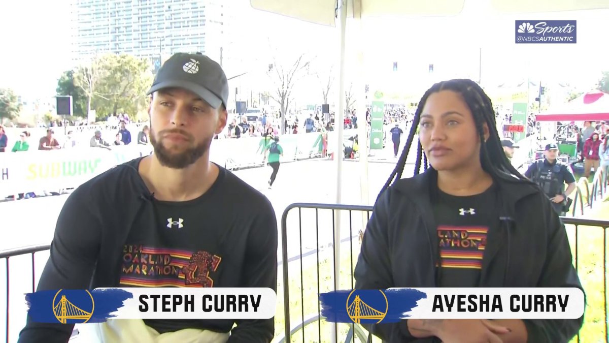 Steph, Ayesha Curry discuss Eat. Learn. Play. foundation at Oakland ...