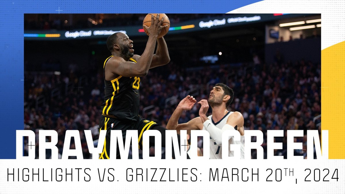 Draymond Green highlights: Watch Warriors center drop a double-double ...