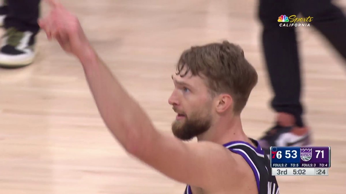 Domantas Sabonis tallies historic double-double in Kings’ win over 76ers – NBC Sports Bay Area ...