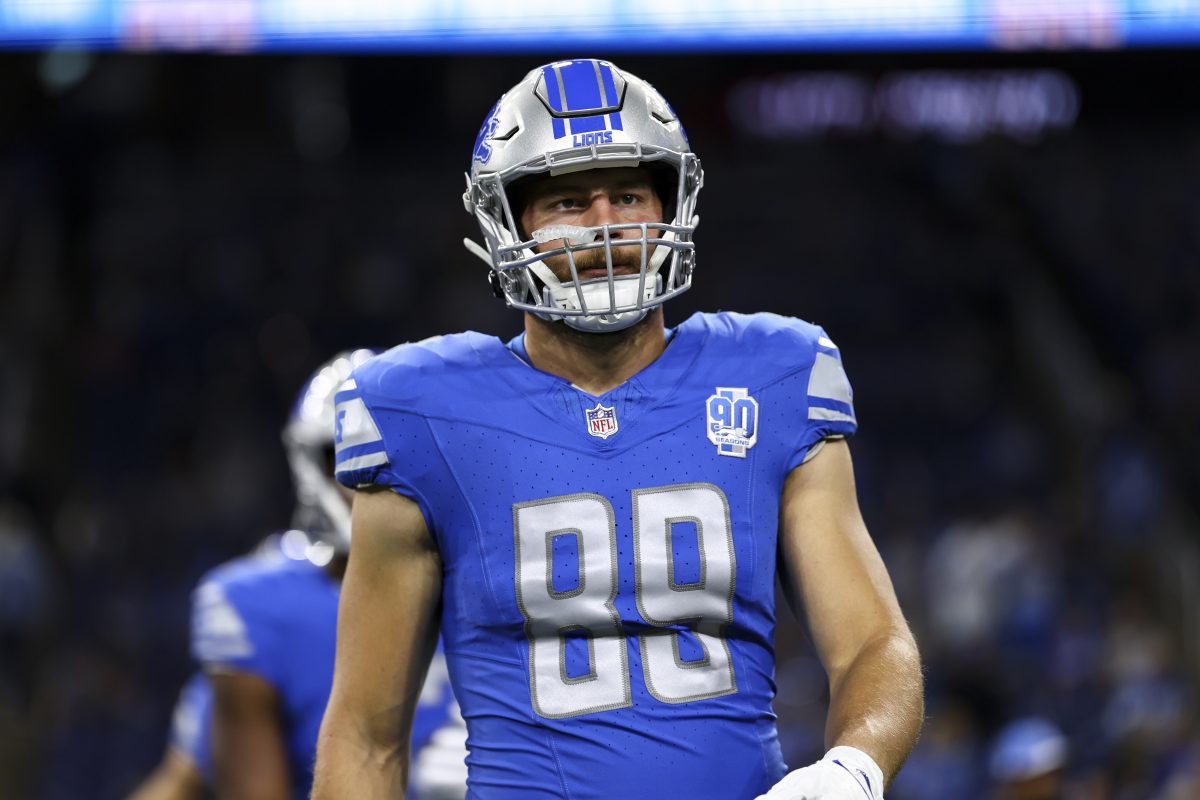 Lions match offer sheet Brock Wright signed with 49ers to keep tight ...