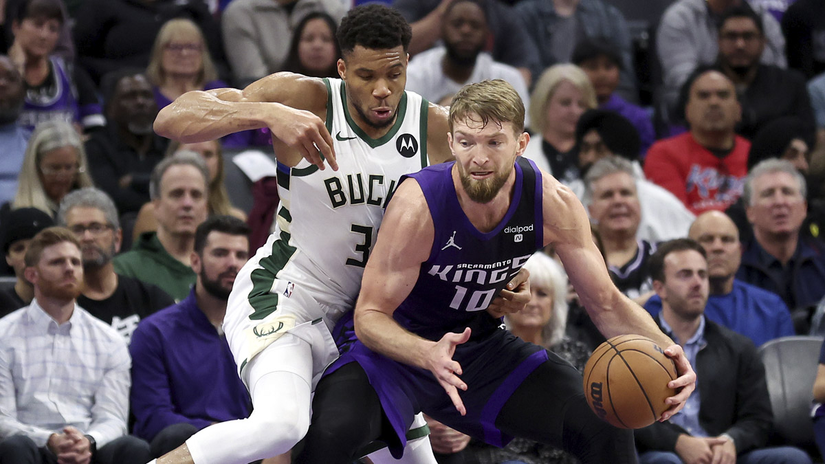 Kings’ Domantas Sabonis wins big-man battle vs. Giannis Antetokounmpo – NBC Sports Bay Area ...
