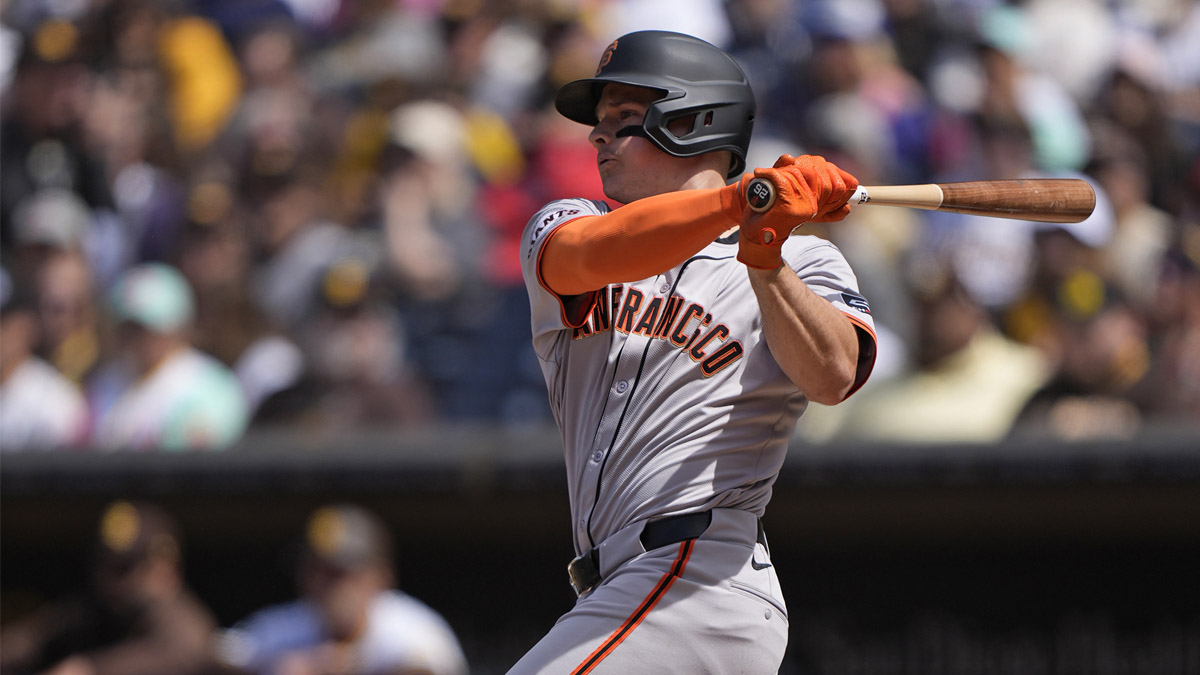 Matt Chapman crushes first Giants home run to dead center vs. Padres ...