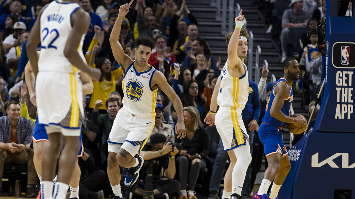 Warriors observations: Trayce Jackson-Davis shines in loss to Knicks ...