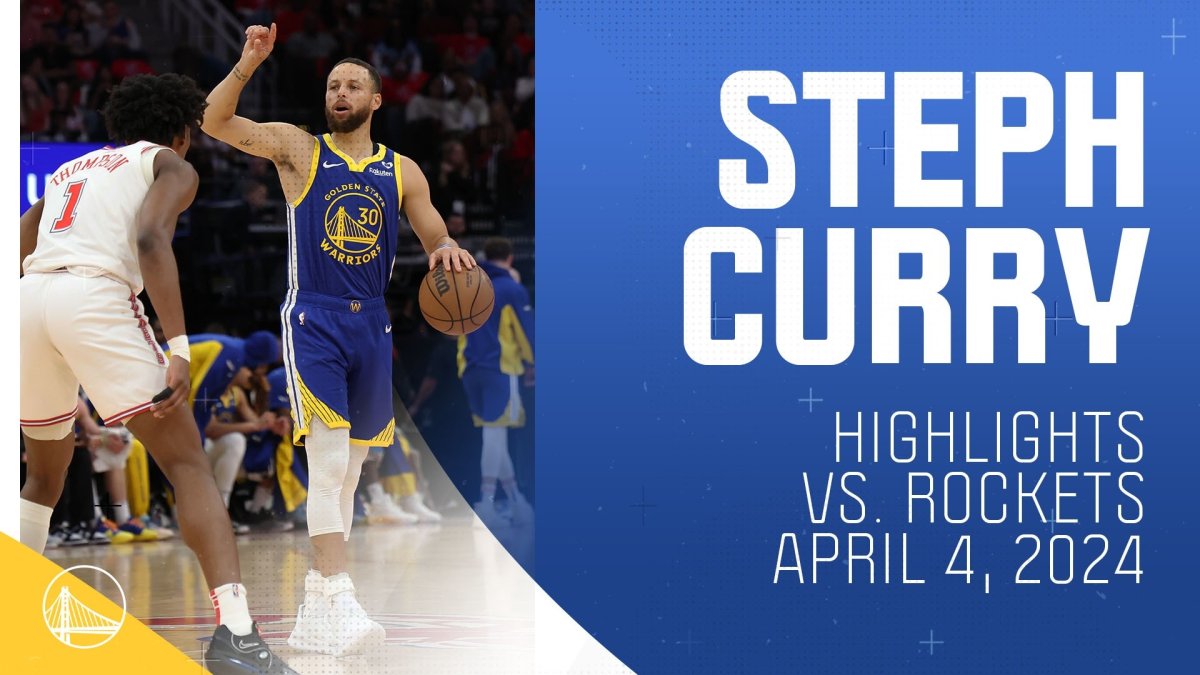 Steph Cury highlights: Watch Warriors star score 29 points vs. Rockets – NBC Sports Bay Area ...