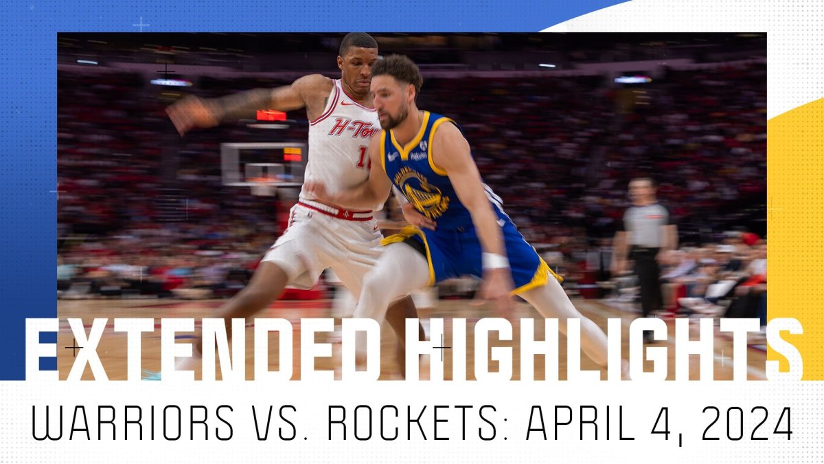 Warriors vs. Rockets | Extended Highlights | April 4, 2024 – NBC Sports Bay Area & California